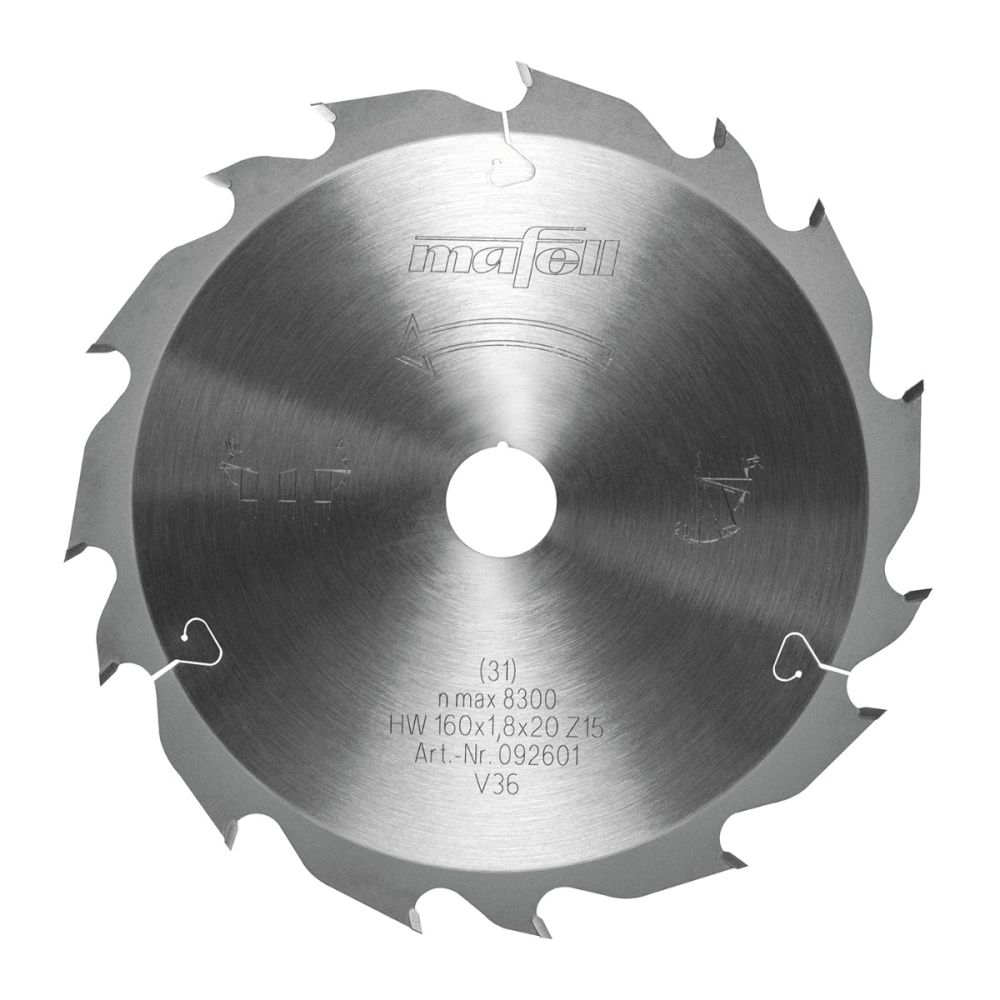 Mafell 15T Ripping Group-Toothed Saw Blade KSB-WL160 GT 092601 ...